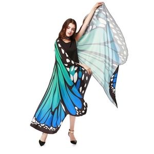 Poshmark @thegreycat | Jackets & Coats | Blue Butterfly Festive Wings ...